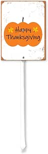 Amazon.com : Fall Aluminum Outdoor Lawn Signs Thanksgiving Garden ...