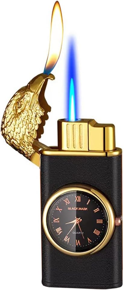 Amazon.com: Torch Butane Lighter,Metal Eagle Head Lighters,Refillable ...