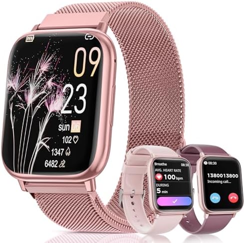 Amazon.com: Loekneue Smartwatch for Women, 1.83” Fitness Watch with ...