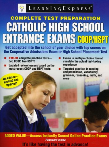 Amazon.com: Catholic High School Entrance Exams, COOP/HSPT ...