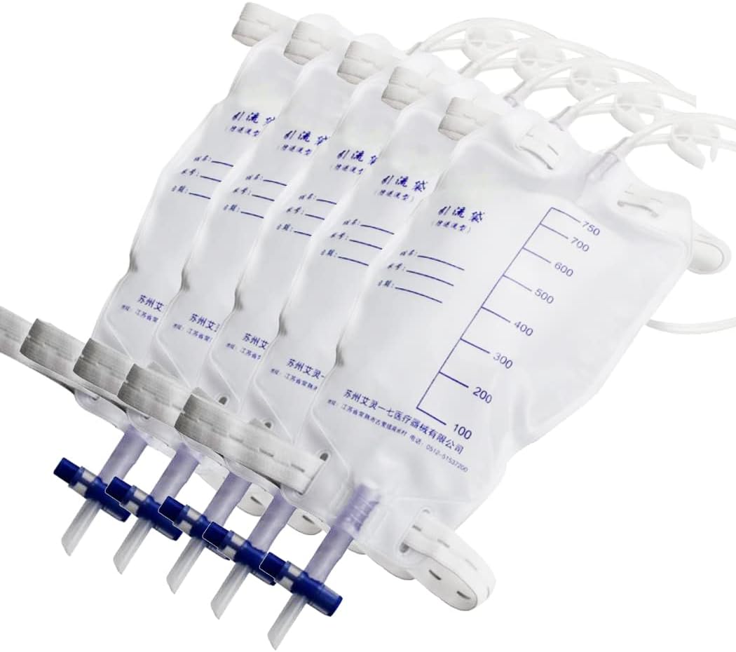 Amazon.com: 5 Pack Urinary Drainage Bag Leg Bag Urinary Drainage Bag ...