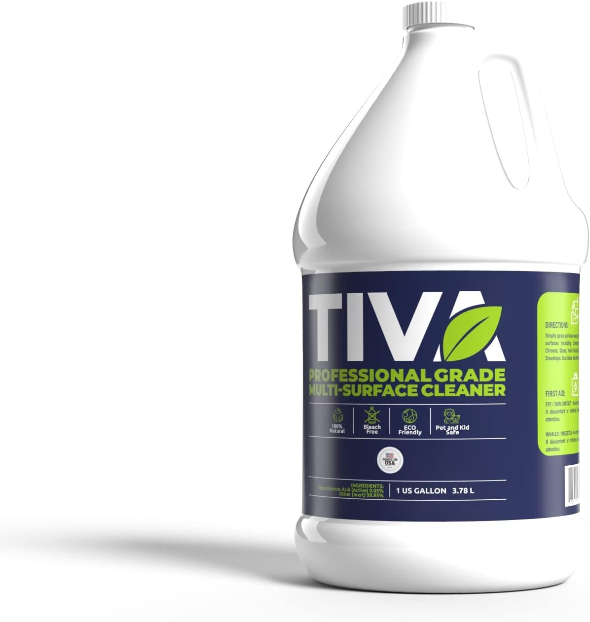 Amazon.com: TIVA Professional Grade Multi-Surface Cleaner 500PPM ...