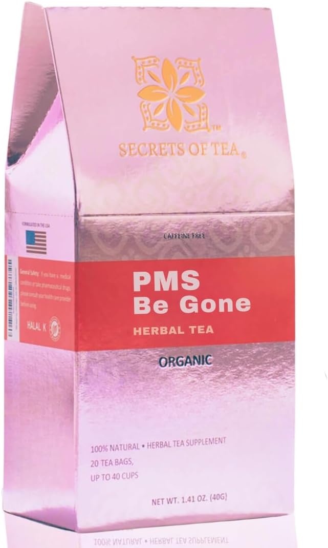 Amazon.com: Secrets of Tea Organic PMS Tea, 20 Tea Bags, 1.41 oz ...