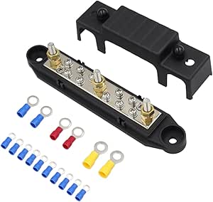 Amazon.com: TINEASUR 1 Set Fuse Box Terminal Bus Bar Terminal Block for ...