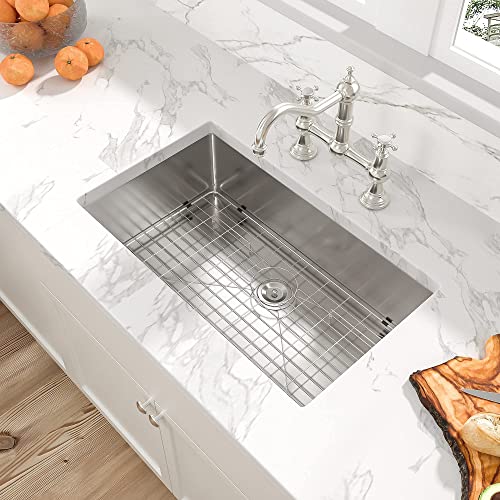 Sarlai 32 Undermount Kitchen Sink Stainless Steel – 32×19 Kitchen Sink ...
