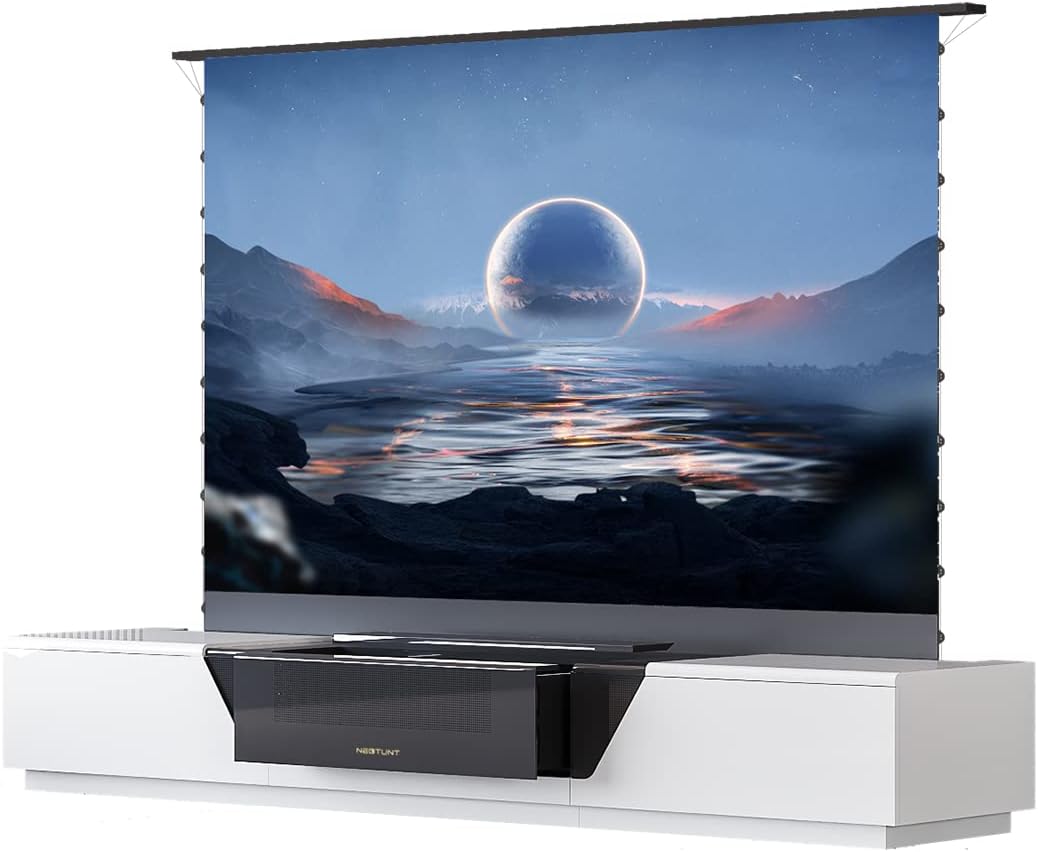 Amazon.com: NECTUNT 100" Invisible Laser Cinema, Integrated Smart TV ...
