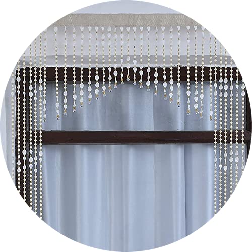 Buy Pomp & Romp Chips White String Door Size Curtain for Decorations ...