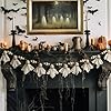 Amazon.com: Bunny Chorus 7Ft Cute Halloween Ghost with Wooden Beads Garlands, Handmade Rustic ...