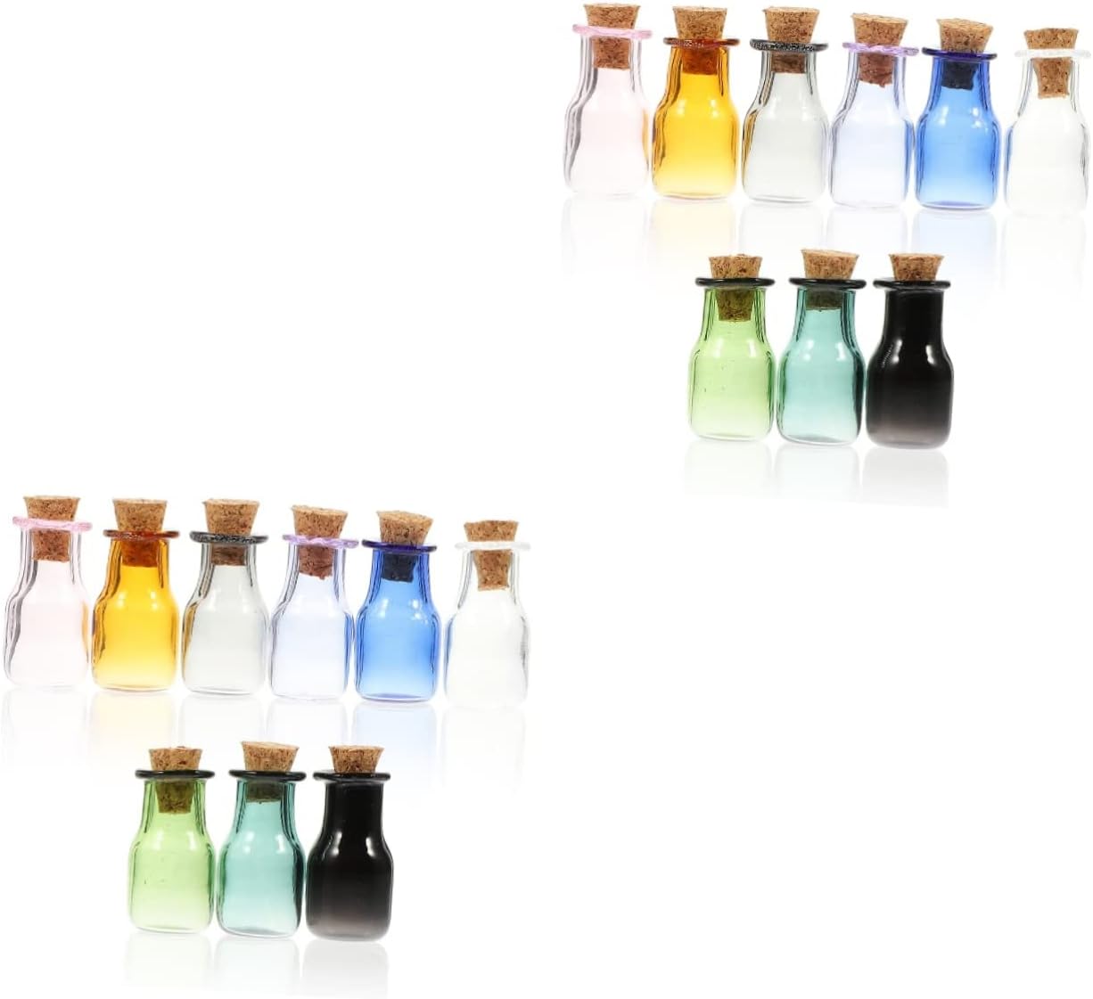 Amazon.com: Cabilock 18pcs Mini Glass Bottles Cork Stoppers for Crafts ...