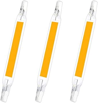 3 Pack R7S LED Bulb 78mm Dimmable 40W Halogen Equivalent Bulb - Warm ...