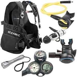 Amazon.com : Oceanic Deluxe Scuba Gear BCD Regulator Dive Computer ...