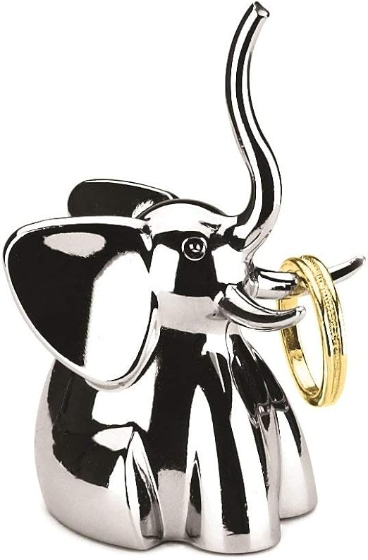 Amazon.com: Umbra Zoola Elephant Ring Holder, Chrome : Arts, Crafts ...