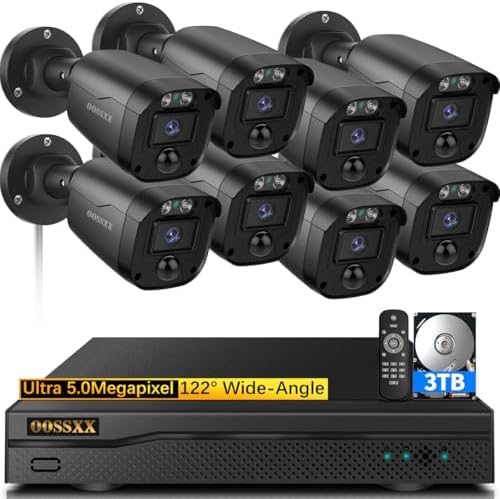 Amazon.com : (Full HD 5MP Definition) Wired Security Camera System ...
