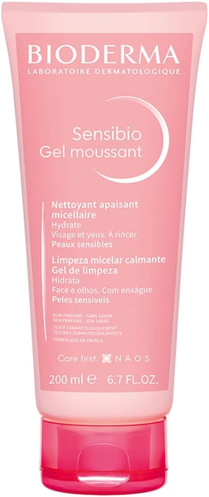Sensibio Gel Moussant - Gel de Limpeza Micelar Calmante e Hidratante ...