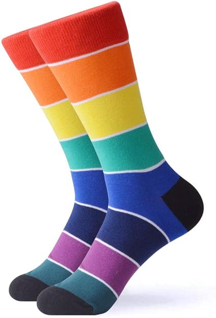 Calcetines De Algodón Peinado Para Mujer Calcetines Brillantes De Color ...