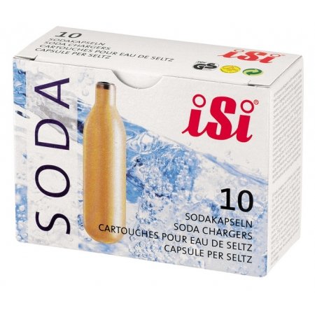 iSi Soda Syphon Cartridges (Pack of 10) : Amazon.co.uk: Home & Kitchen