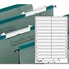 Twinlock Crystalfile 78290 linked suspension file white card inserts ...