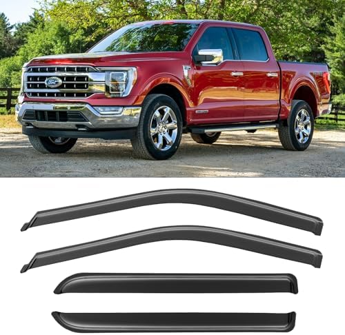 Amazon.com: JOYTUTUS Vent Visor Compatible with 2015-2024 Ford F150 ...