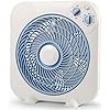 Amazon.com: SOFLY 10 Inch Box Fan, 3 Speeds Louvre Fan For Bedroom ...