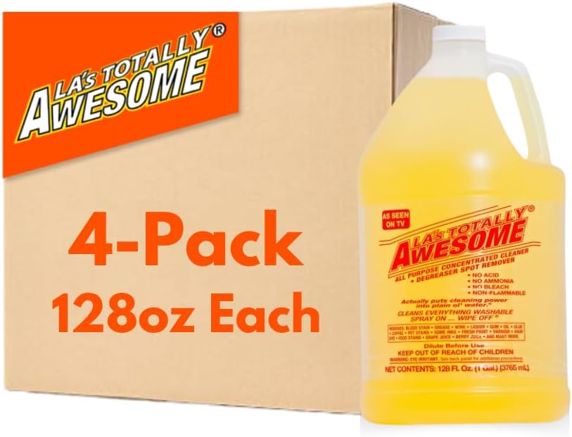 Amazon.com: La's Totally Awesome All Purpose Cleaner, 4-Pack (128 oz ...