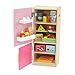 Amazon.com: 18 Inch Doll Wooden Play Kitchen Refrigerator Freezer Toy ...
