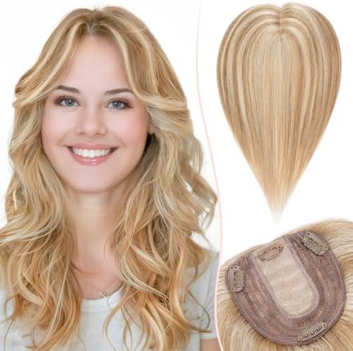 Amazon.com : SEGO Pro Hair Toppers for Women Real Human Hair with No ...