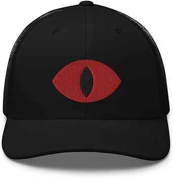 RIVEMUG Cult of The Lamb Eye Trucker Hat Curved Bill Mid Crown ...