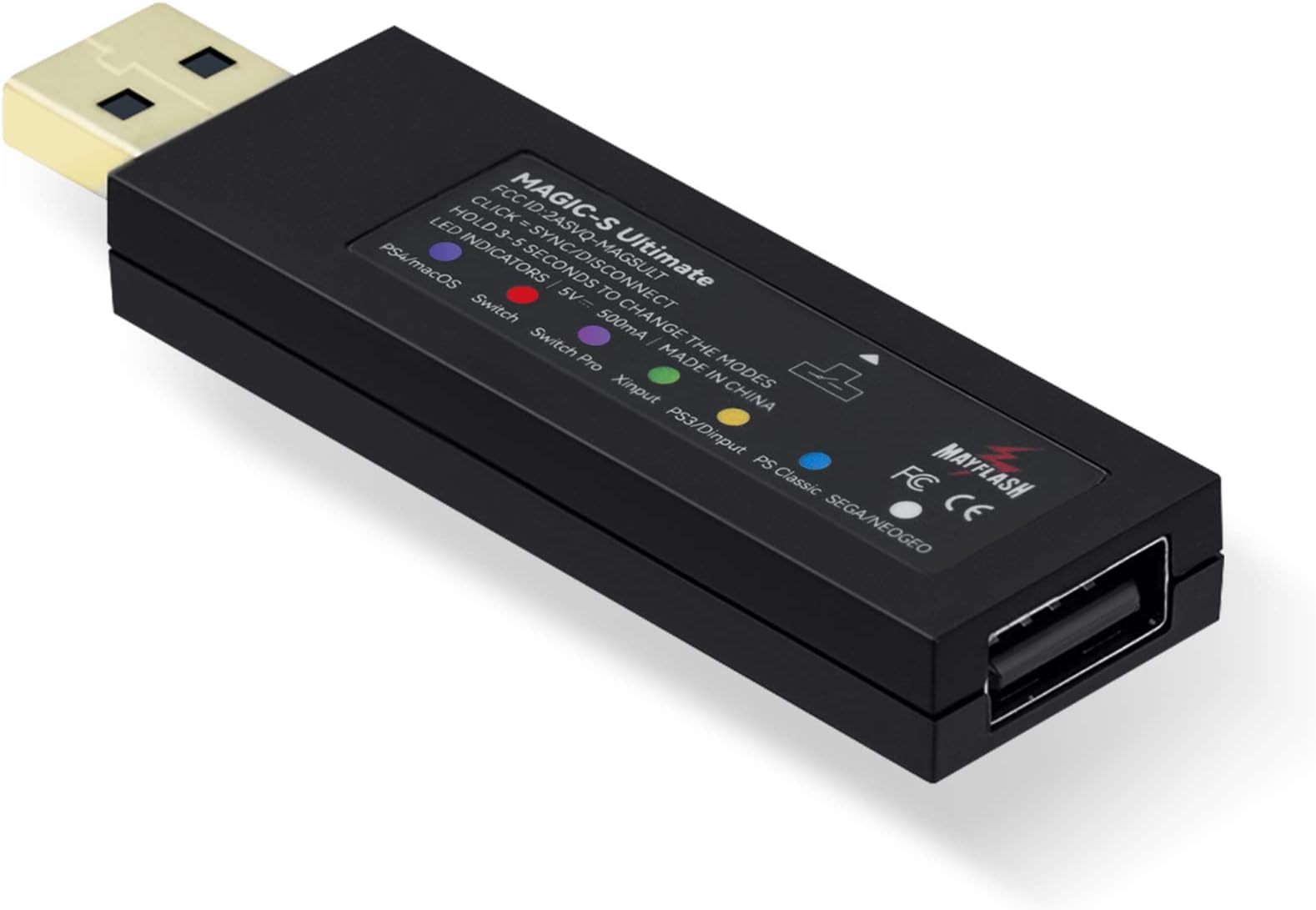 Amazon.com: Mayflash Magic-S Ultimate Wireless Bluetooth USB Adapter ...