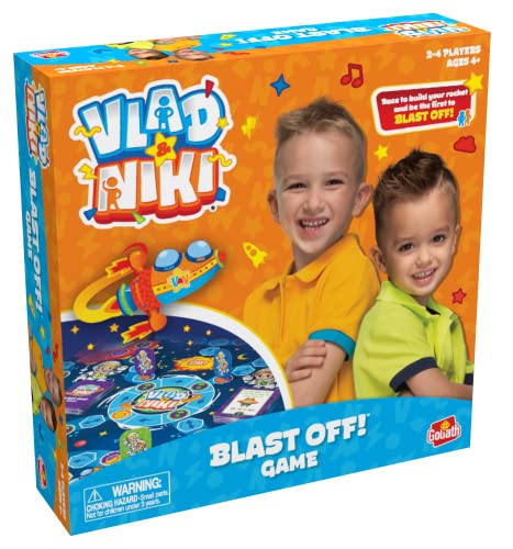 Goliath Vlad & Niki Blast Off! Game - Race to Build Your Rocket and ...