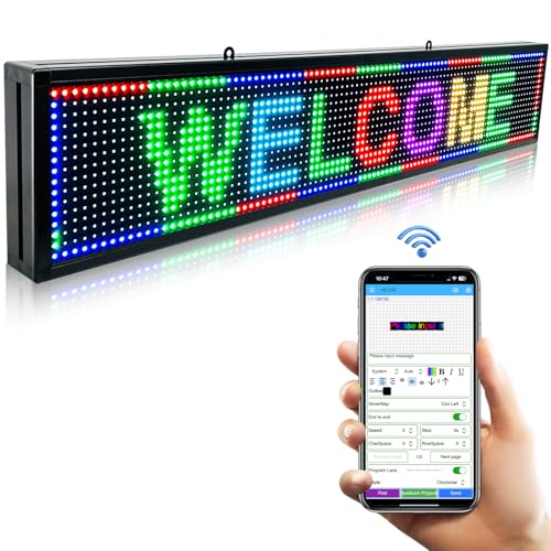Best LED Scrolling Message Signs: Eye-Catching Displays for Any ...