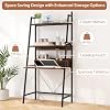 Amazon.com: Tangkula 3-Tier Ladder Computer Desk, 71 Inch Modern ...