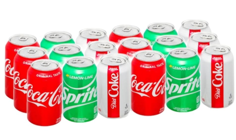 Generic 3 Variety Flavors Coke Diet Coke And Sprite 18 | Desertcart INDIA