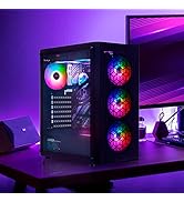 Amazon.com: Raidmax X921 Mesh Airflow and Tempered Glass Gaming PC Case ...