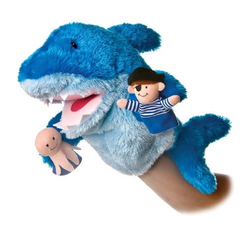 Buy Aurora Plush Shark Velcro Playtime Puppet - 12" Online at Low ...