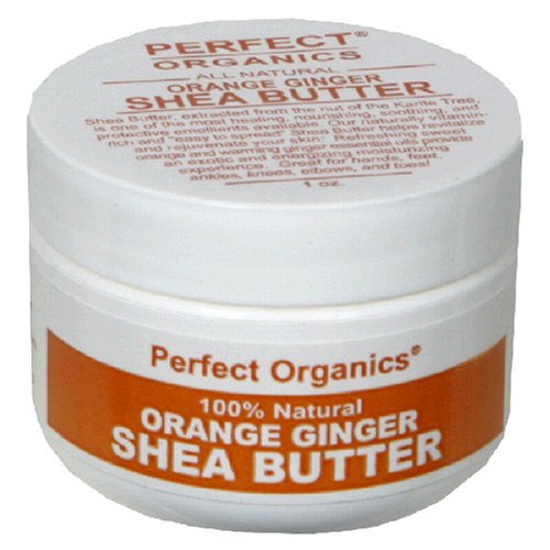 Amazon.com : Perfect Organics Shea Butter, Orange Ginger, 1-Ounce Jars ...