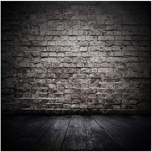 Amazon.com : BELECO 9x6ft Fabric Black Brick Wall Backdrop for ...
