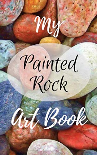 Amazon.com: My Painted Rock Art Book: Blank Drawing Sketch Design Book ...
