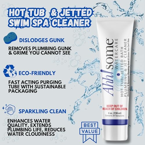 Ahh-Some Hot Tub Purge Cleaner & Jet Line Cleaner, Super Effective ...