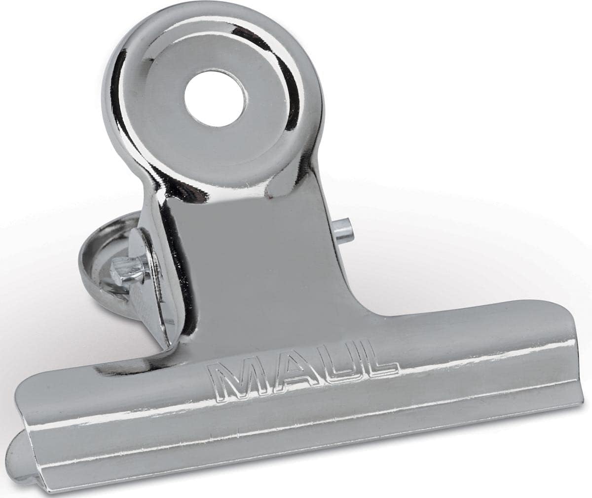 Amazon.com : Maul Letter Clip 50 mm Silver : Office Products