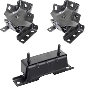 Amazon.com: Auto Buffy Motor & Transmission Mount Set 3PC, Fits for 1999-2007 Chevy Silverado ...