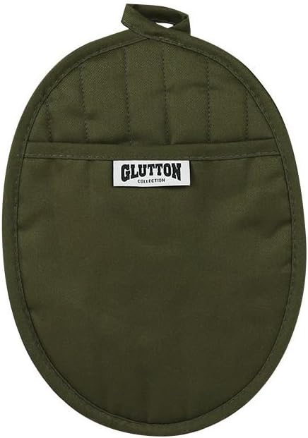 Amazon｜ダルトン(Dulton) 鍋つかみ ポット ホルダー フォレストグリーン 高さ250×幅185×奥行10mm グラットンシリーズ GLUTTON POT HOLDER F.GRN ...