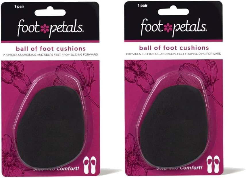 Amazon.com: Foot Petals Tip Toes, 2 Pair, Black : Health & Household