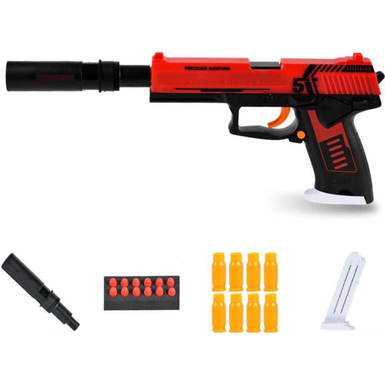 Buy Kasituoer Shell Ejection Soft Bullet Toy , Safe Children's Toy ...