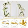 Amazon.com : Wedding Arch Backdrop Stand, Set of 3 (4FT, 5FT, 6FT) Gold ...