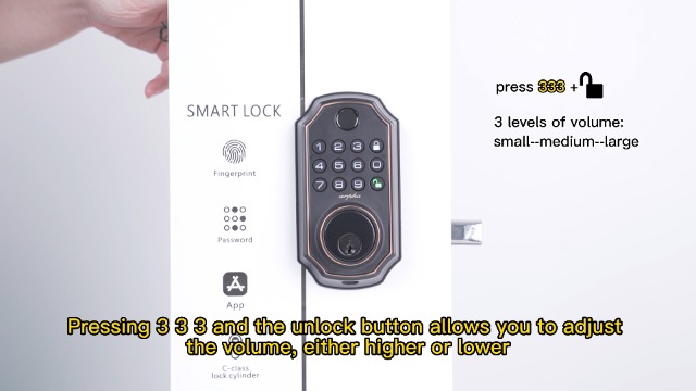 Watch ARPHA D280 Smart Lock Volume Settings on Amazon Live
