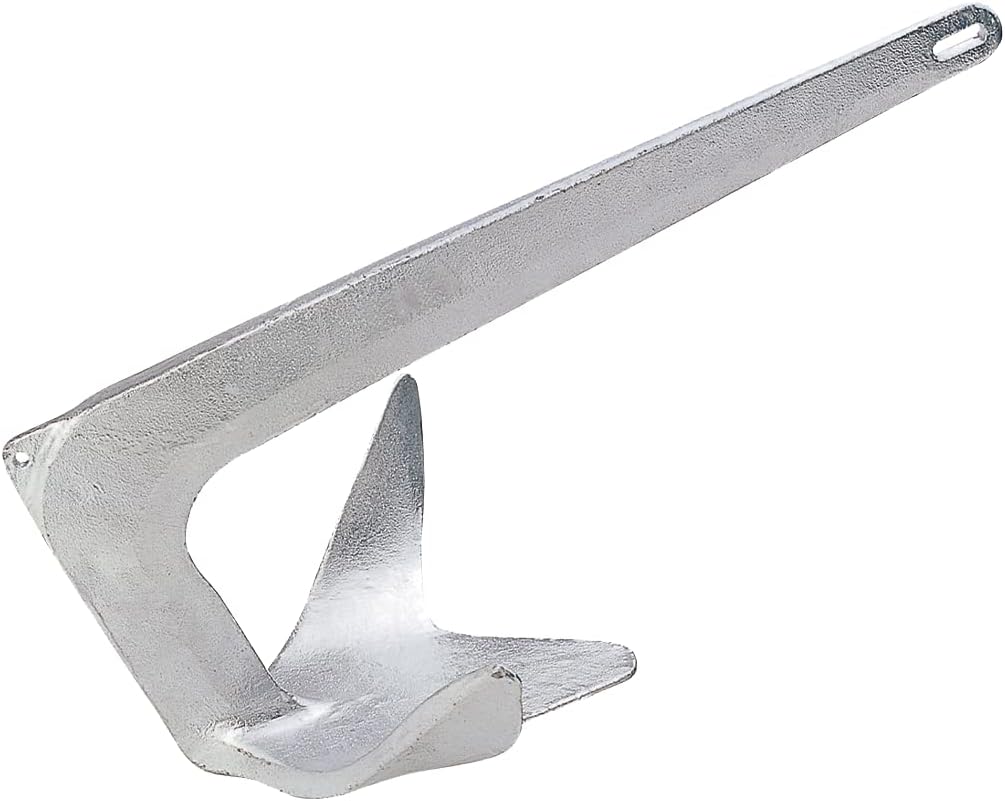 Amazon.com : Lewmar Galvanized Steel Claw Anchor 2.2 lbs. for Boats 13 ...