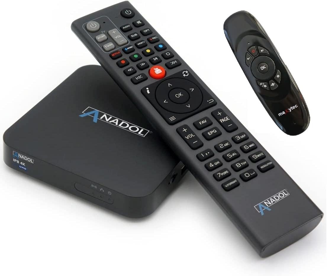 Anadol IP8 4K UHD TV Box - 2 Software Möglichkeiten: Define OS & E2 ...