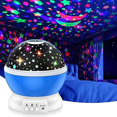 Star Master Galaxy Night Light lamp 360 Degree Rotating Sky Night ...