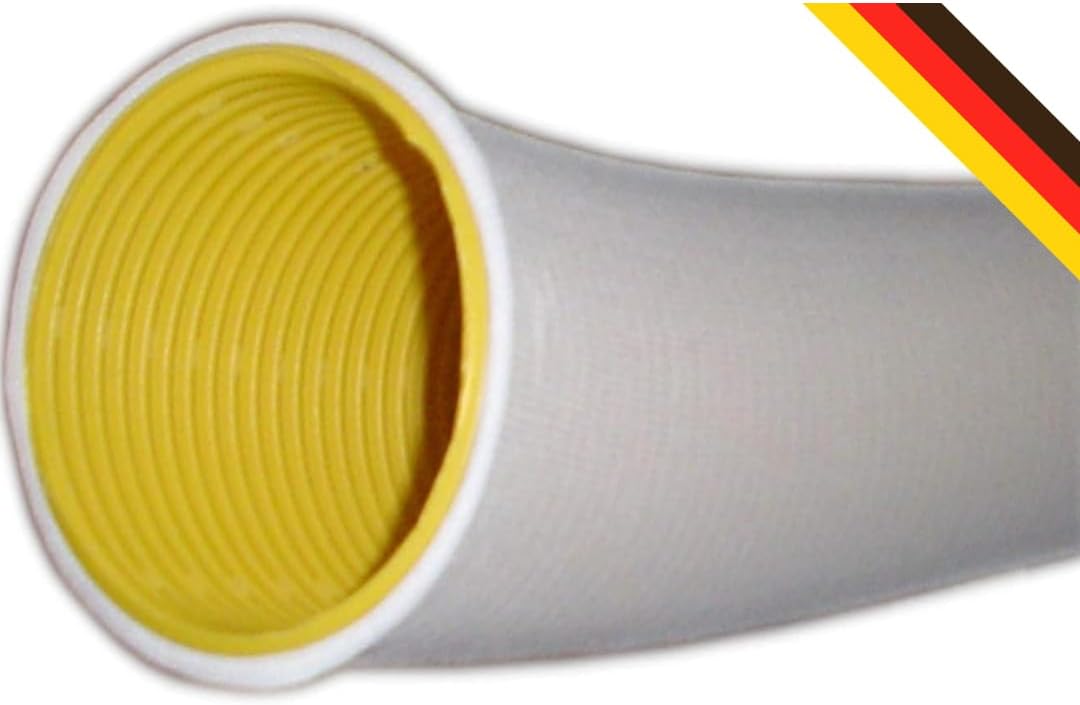 Drainagerohr DN100 gelb 5m und Drainagefilterschlauch F100 weiss 5m ...
