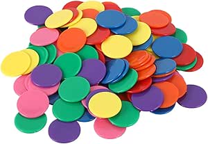 Amazon.com: GSHLLO 100 Pcs 25mm Small Learning Counters Math Counting ...